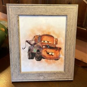 Disney | Wall Decor | Cars Disney Pixar Framed Pictures | Poshmark